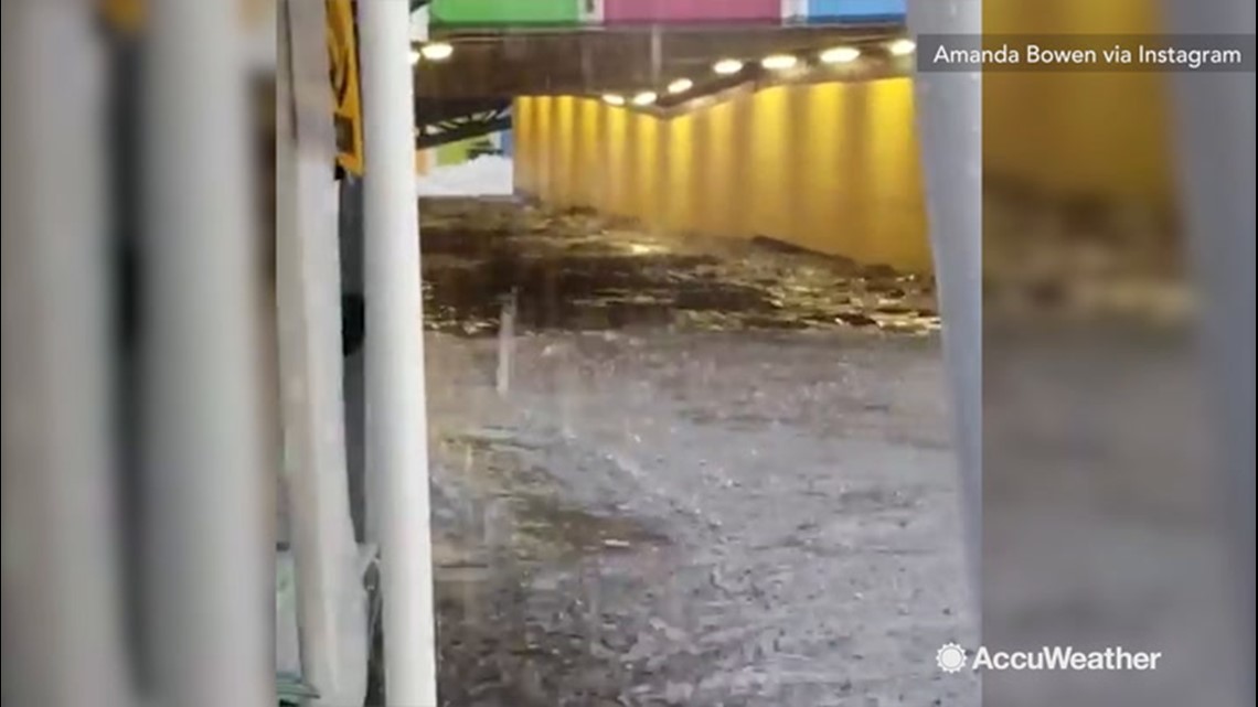 Amusement park slammed with torrential flooding | newswest9.com
