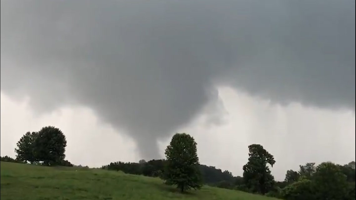 Tornado Funnel Cloud Forming