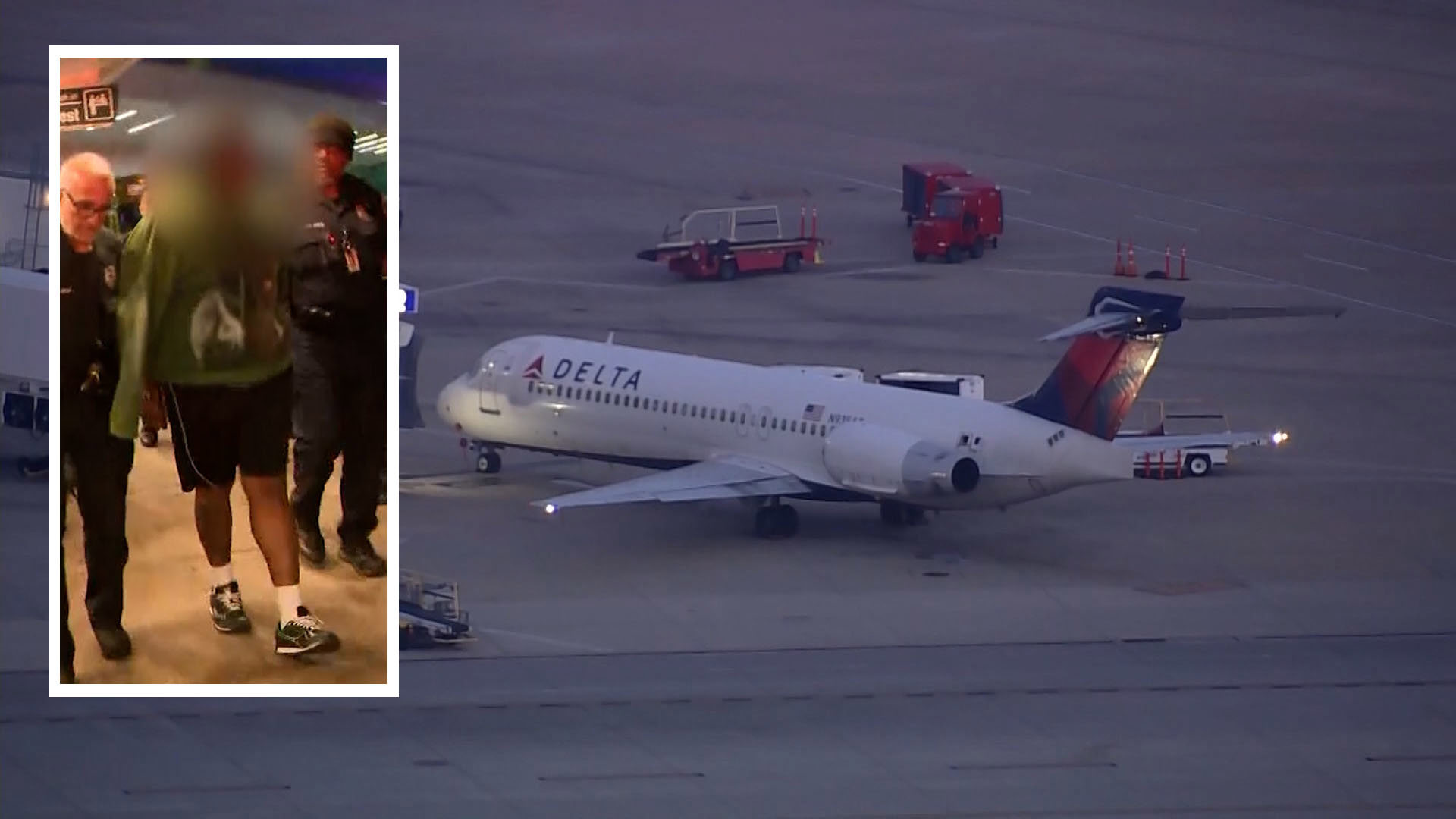 Video shows 'unruly passenger' aboard Delta Air Lines flight out of ...