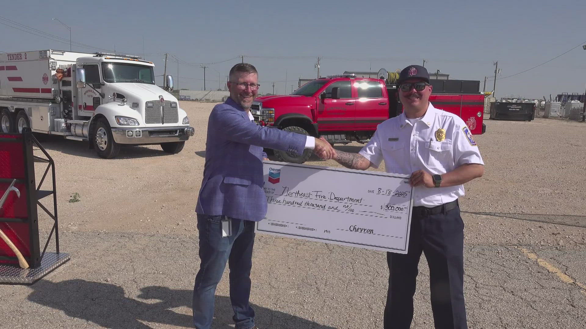 Chevron boosts Midland fire services with land, $300K donation ...