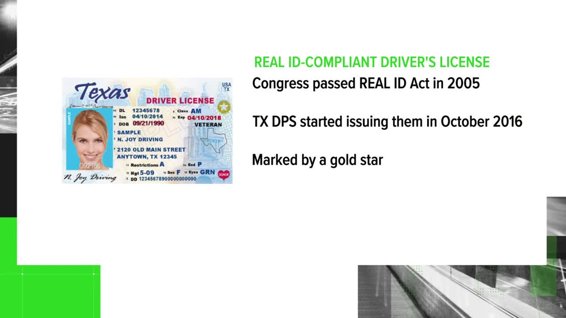 VERIFY: No gold star on your license? Here’s what that means for Texans ...