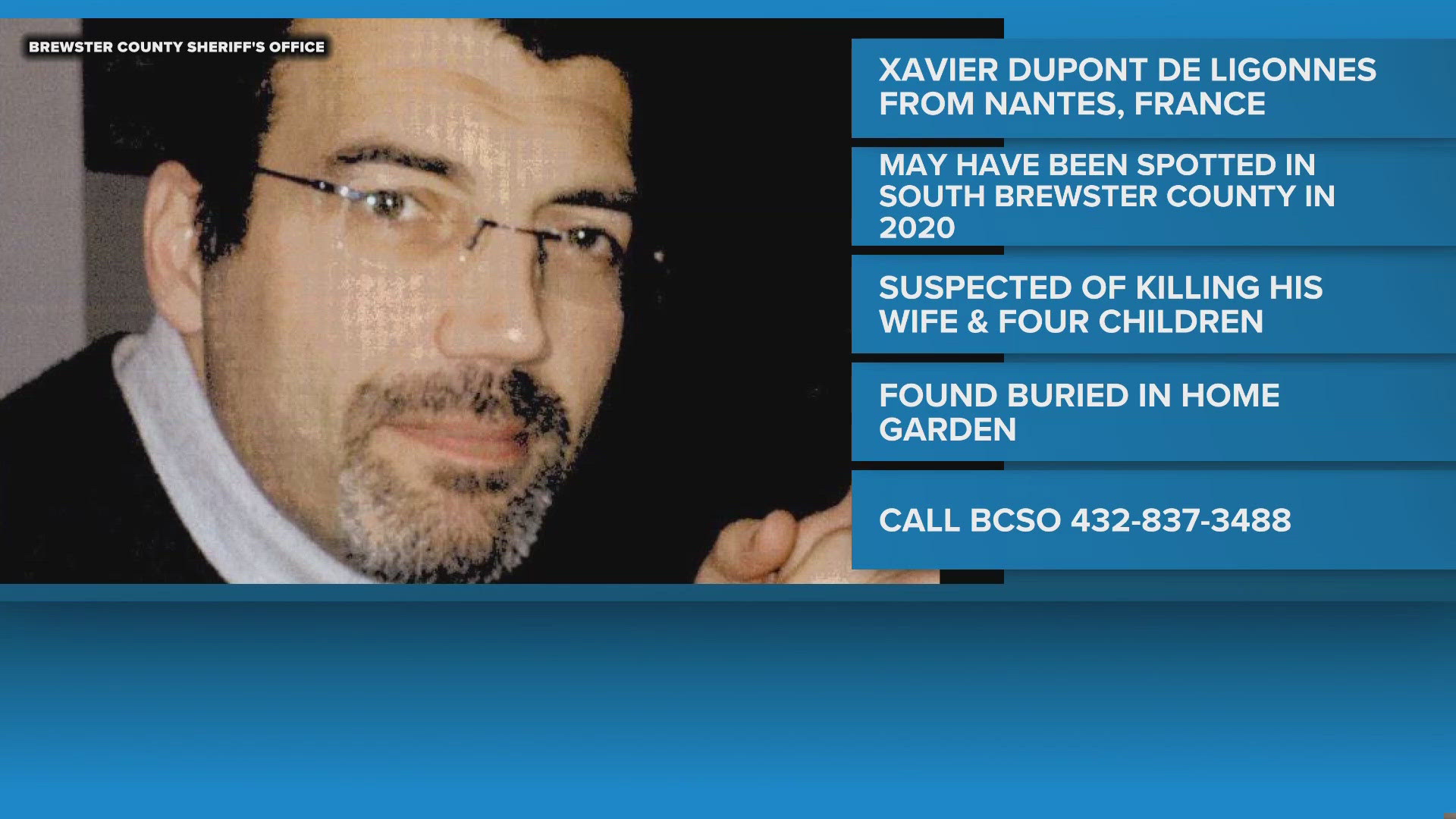 Info on potential family murder suspect wanted by Brewster County ...