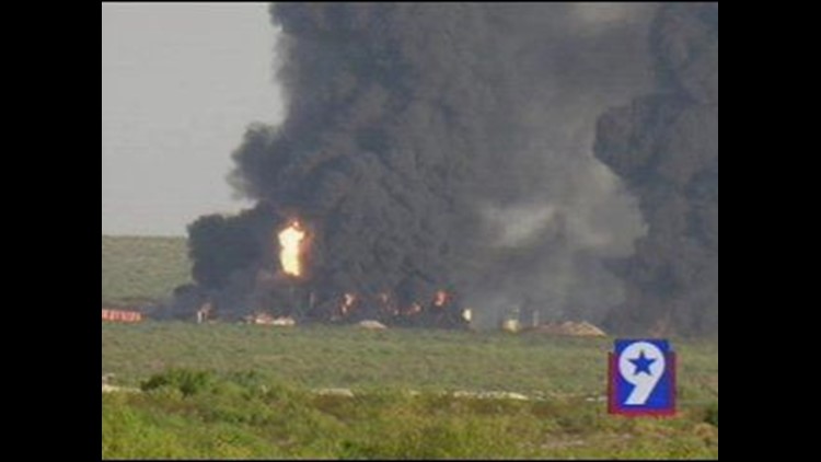 Tank Battery Fire Leaves Behind Extensive Damage | newswest9.com