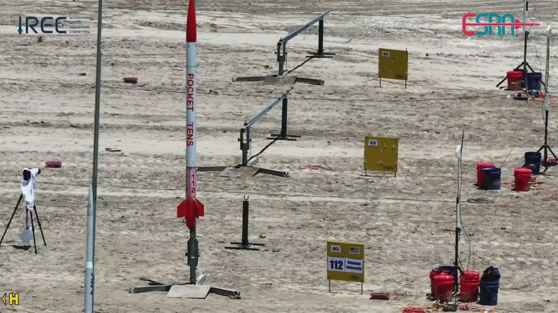 Students launch rockets at international competition in Texas ...