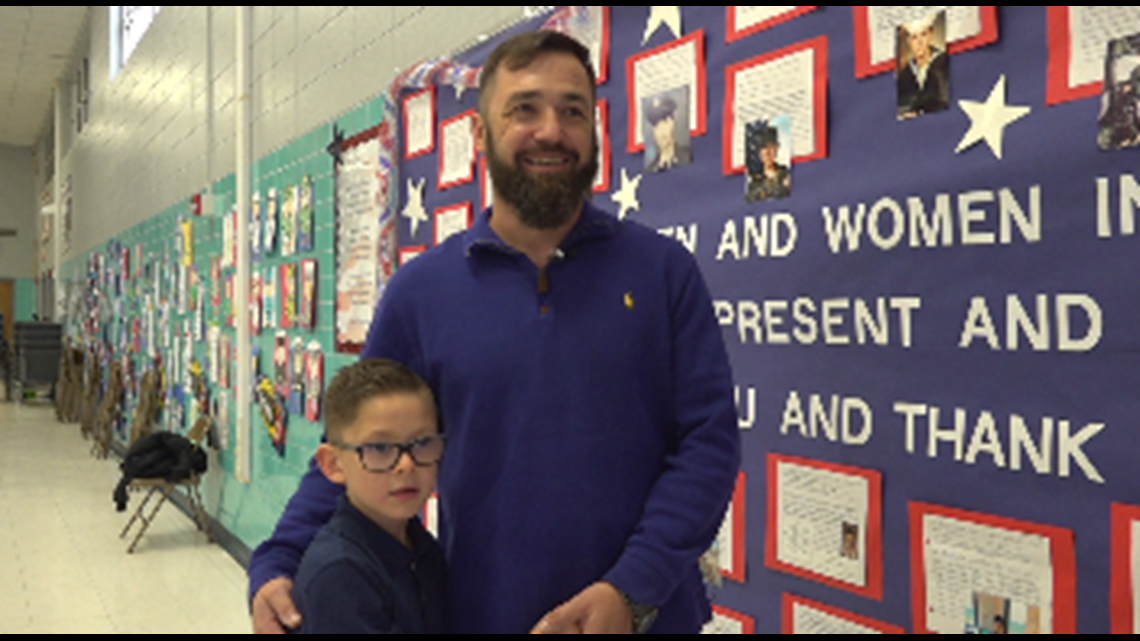 Hays STEAM Academy and Sparklight host "Take a Veteran to School Day ...
