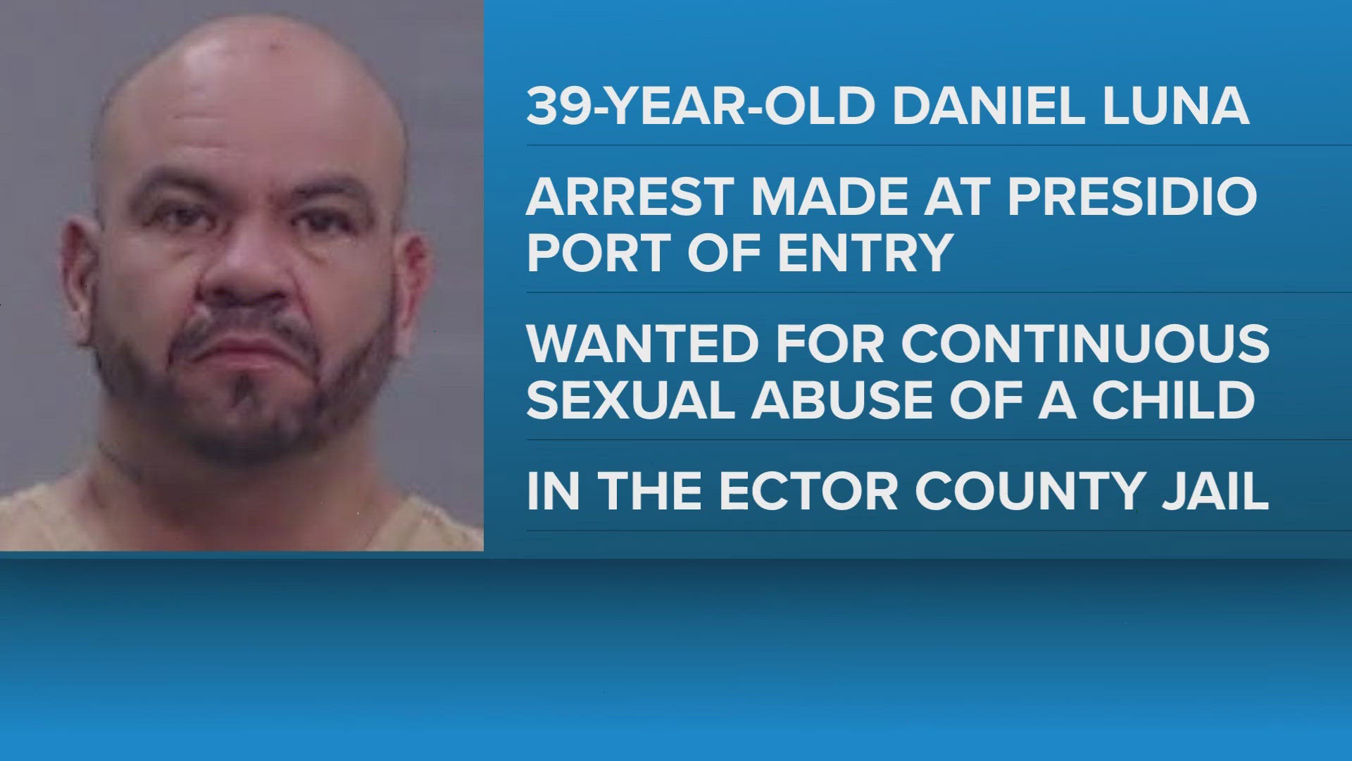 Odessa man extradited to Ector County for felony child sexual abuse ...