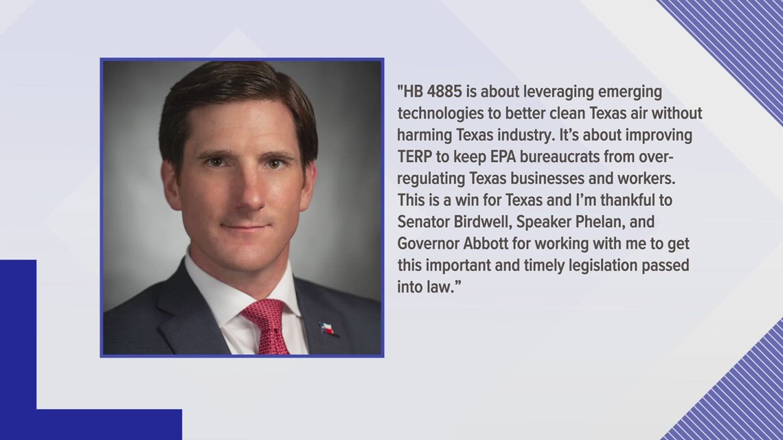 Governor Abbott signs Clean Air Bill into law | newswest9.com