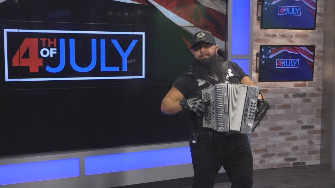 Sunny Sauceda, three-time Grammy winner, performing at Fourth of July ...