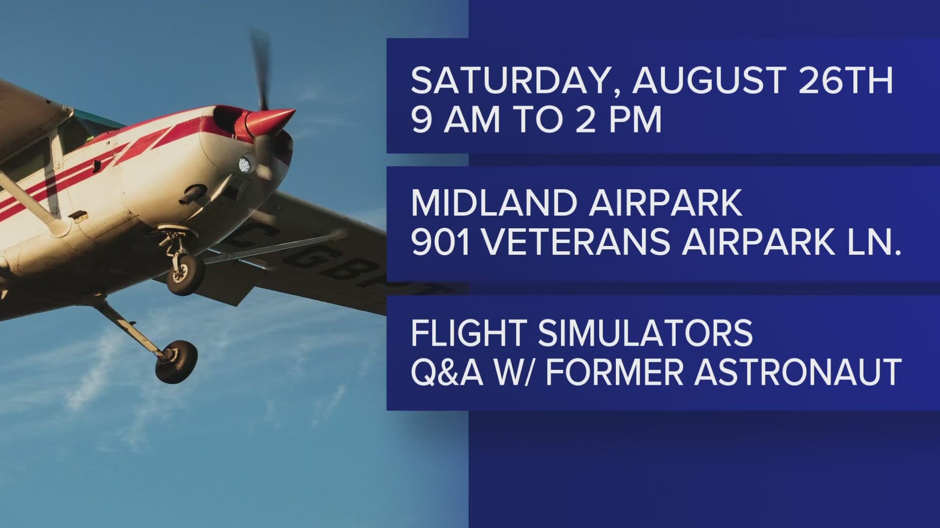 City of Midland hosts 'Fly Into Fall' aviation event on Aug. 26 ...