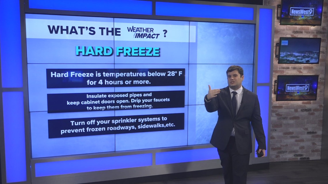 What is considered a Hard Freeze? | newswest9.com