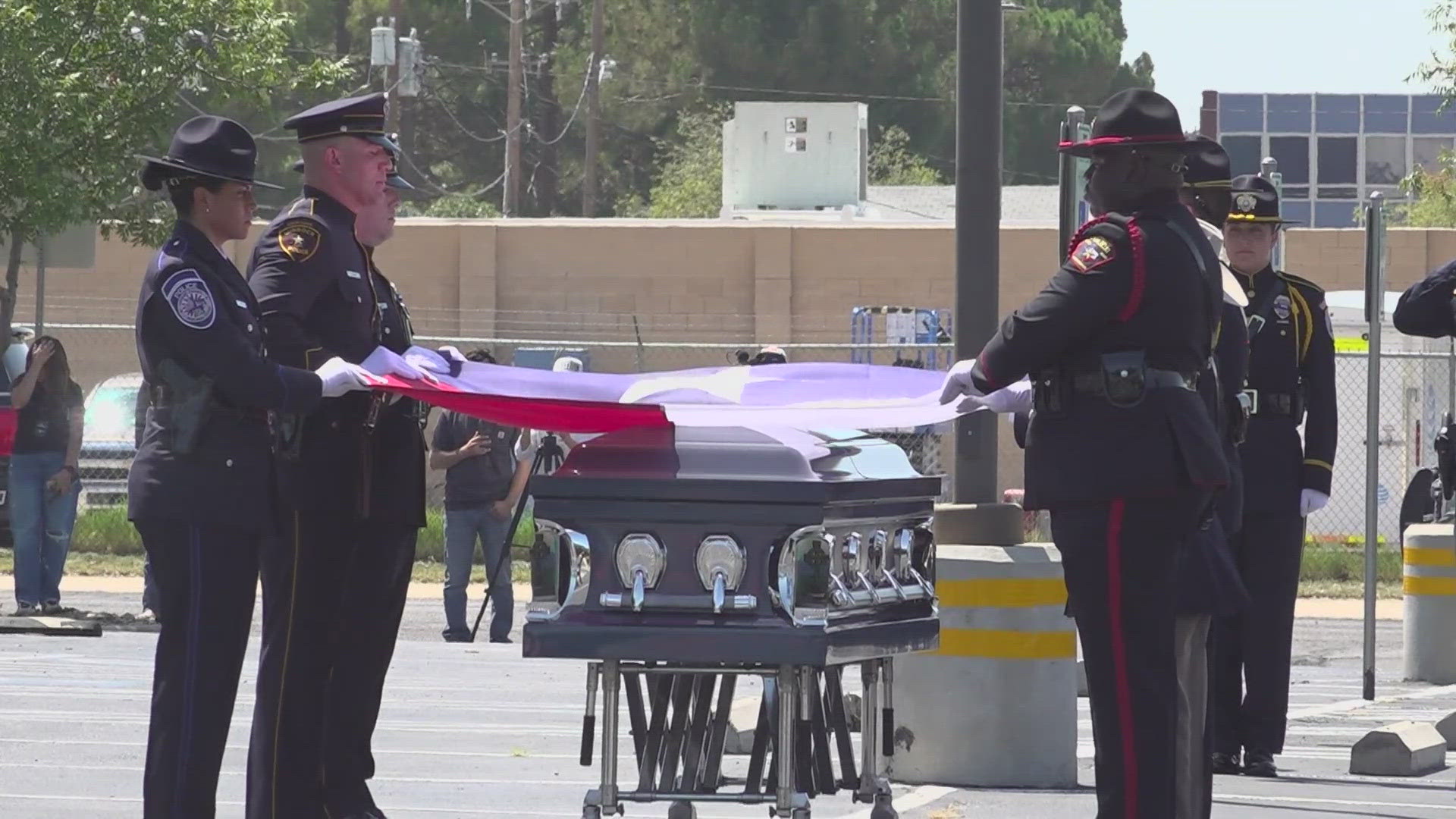Hundreds gather in Odessa to honor fallen officer Bailey Martin, who ...