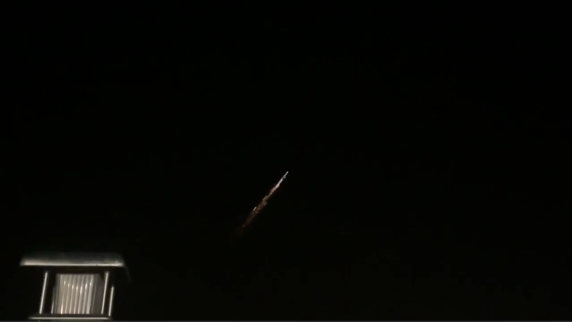 Not a meteor, but a Russian rocket re-entering Earth's atmosphere ...