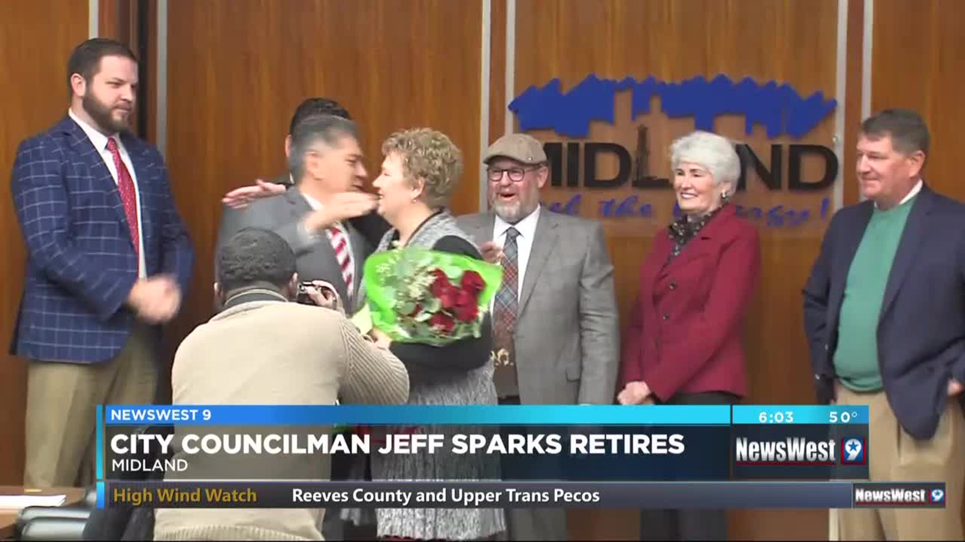 Councilman Jeff Sparks retires after final meeting | newswest9.com