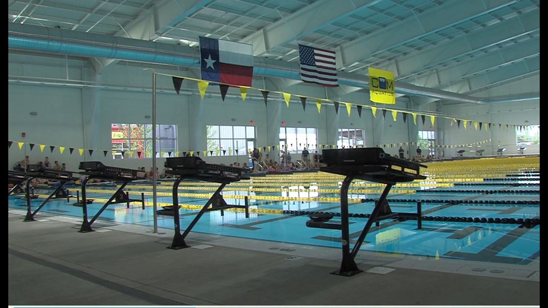New Olympic size pool opens in Midland | newswest9.com
