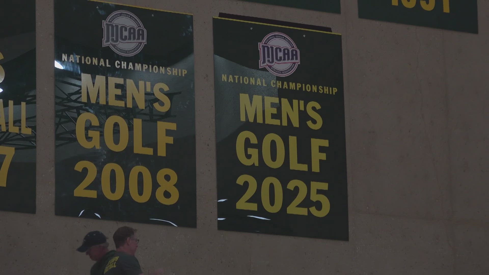 Midland College unveils national championship banner for men's golf ...