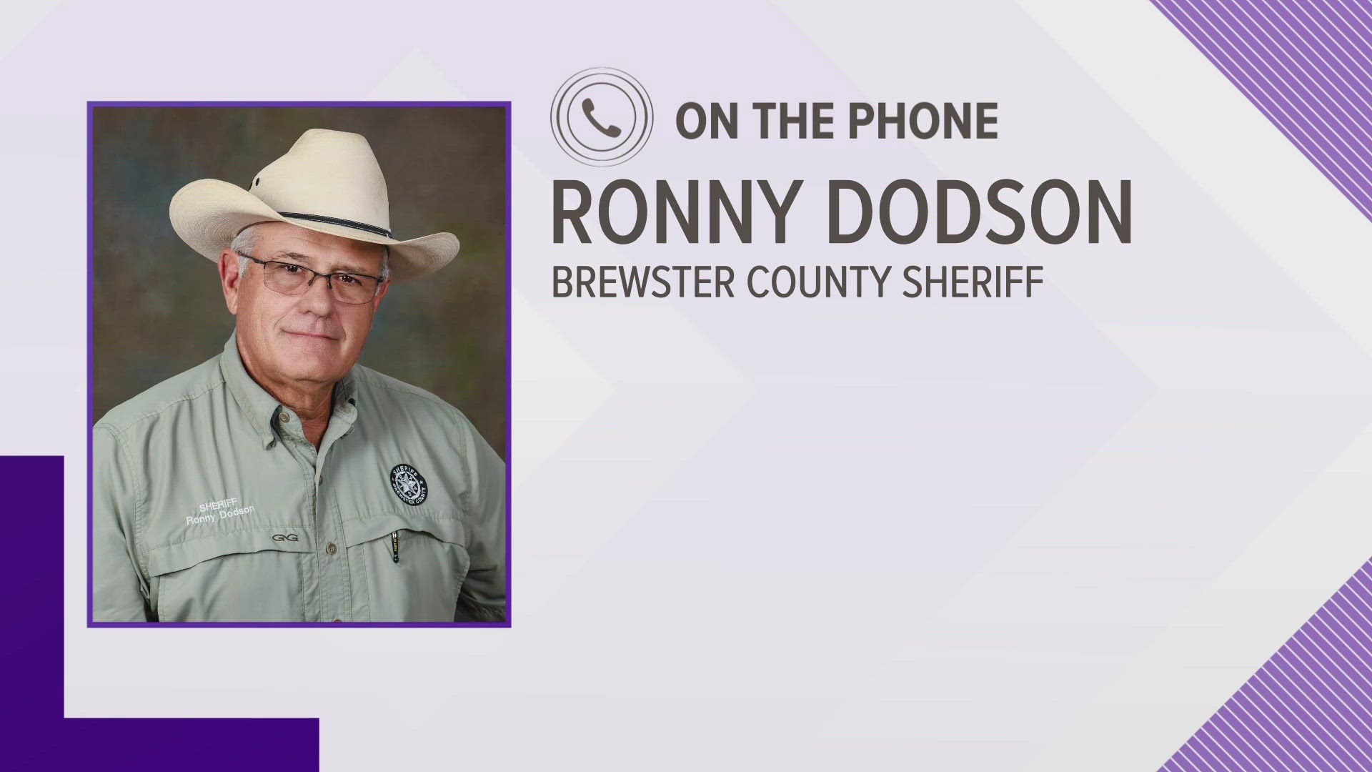 Brewster County Sheriff reacts to A.I. generated video of him ...