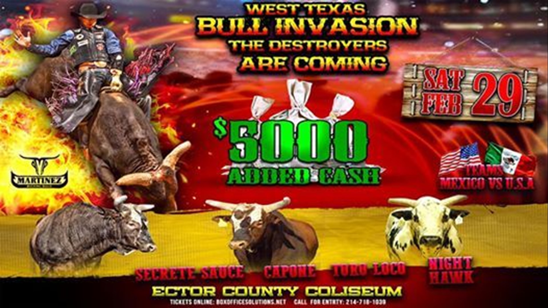 The West Texas Bull Invasion to take Odessa by storm | newswest9.com