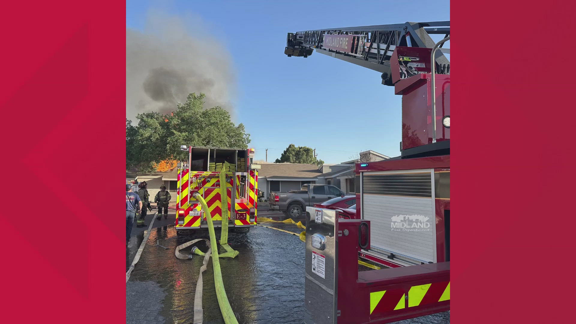 Midland apartment fire impacts 8 units, animals lost | newswest9.com