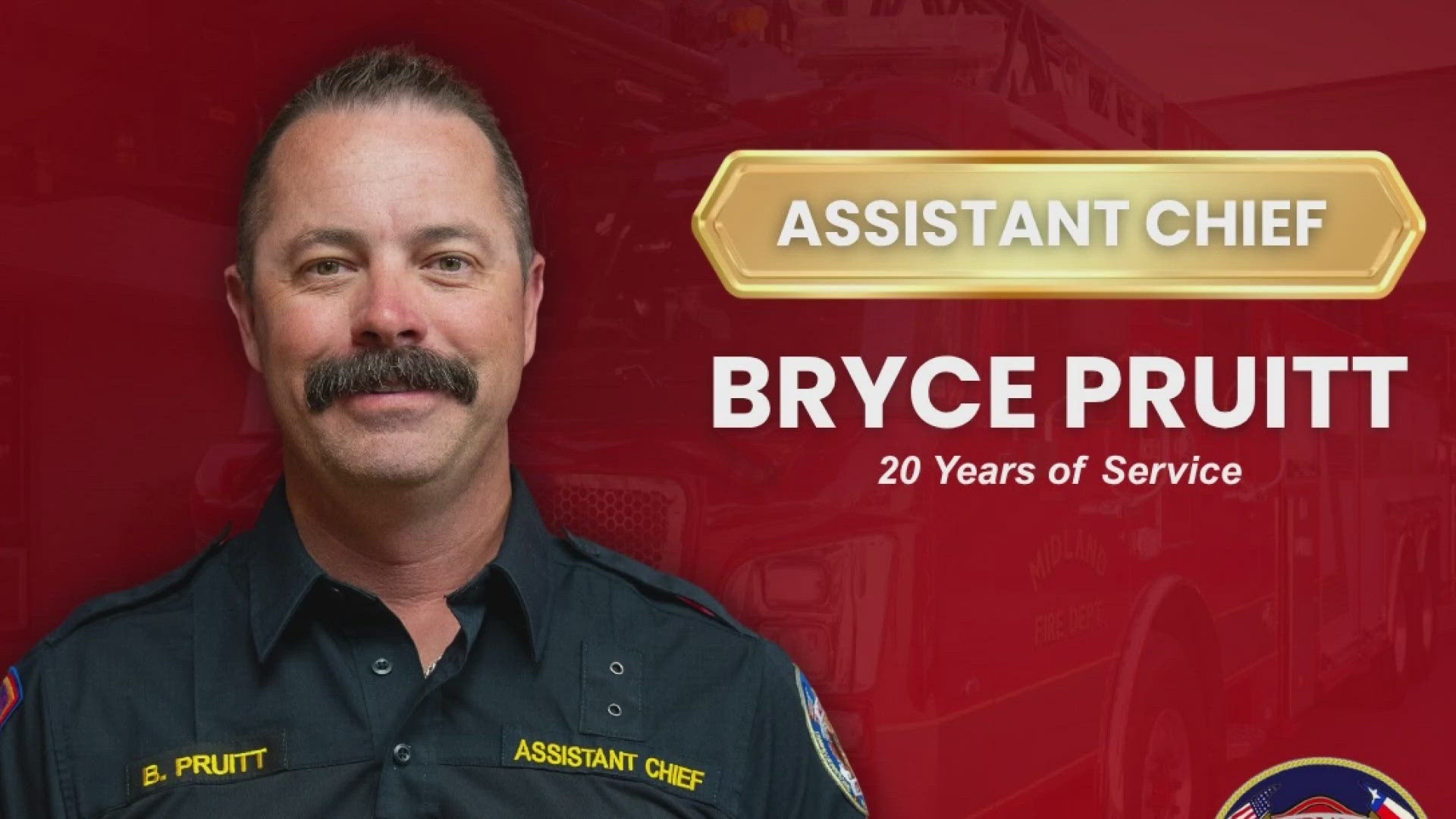Midland Fire promotes Bryce Pruitt to Assistant Chief | newswest9.com