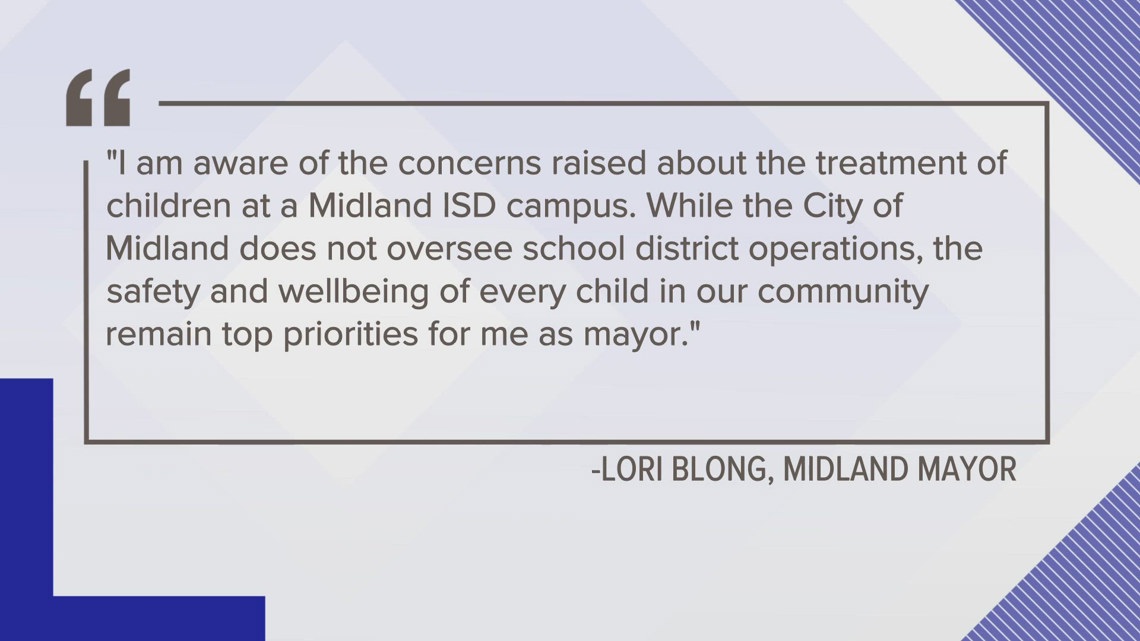 Midland Mayor Lori Blong responds to special education classroom ...