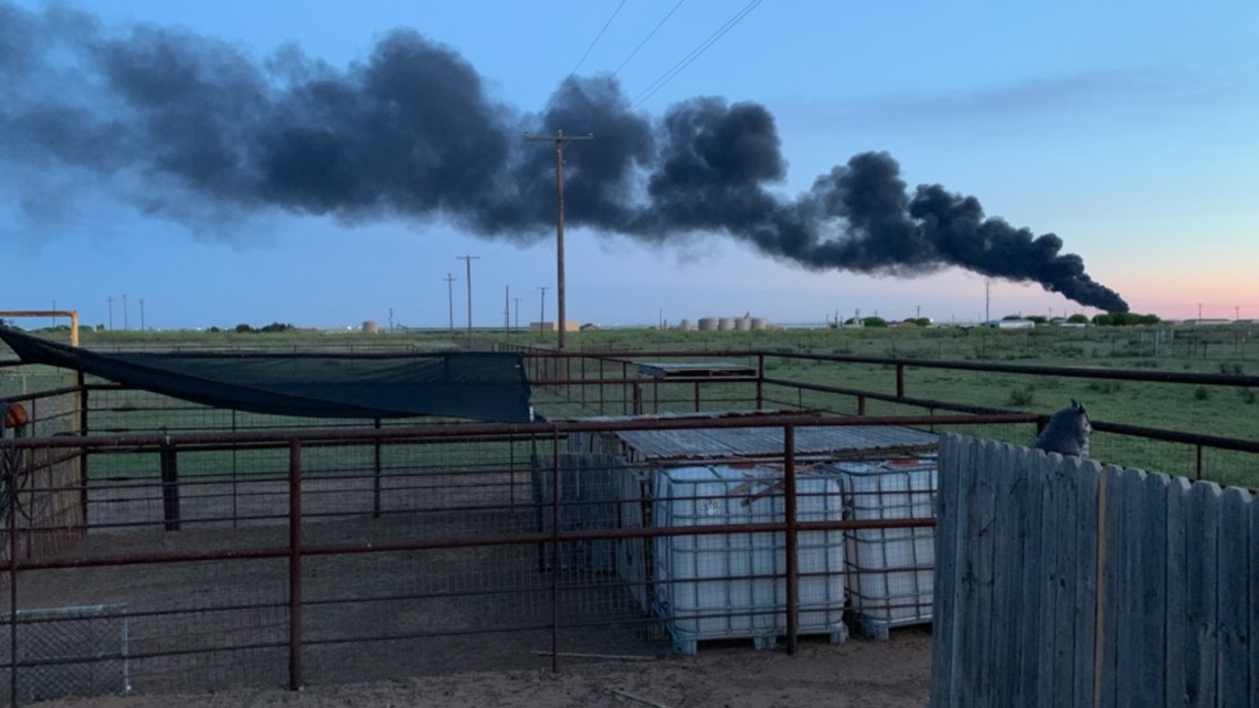 Emergency crews respond to tank battery fire in Ector County ...