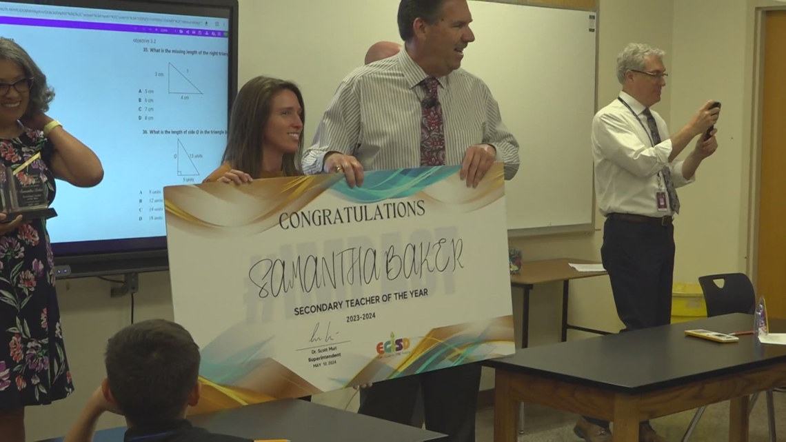 Two ECISD teachers surprised with Teacher of the Year awards ...