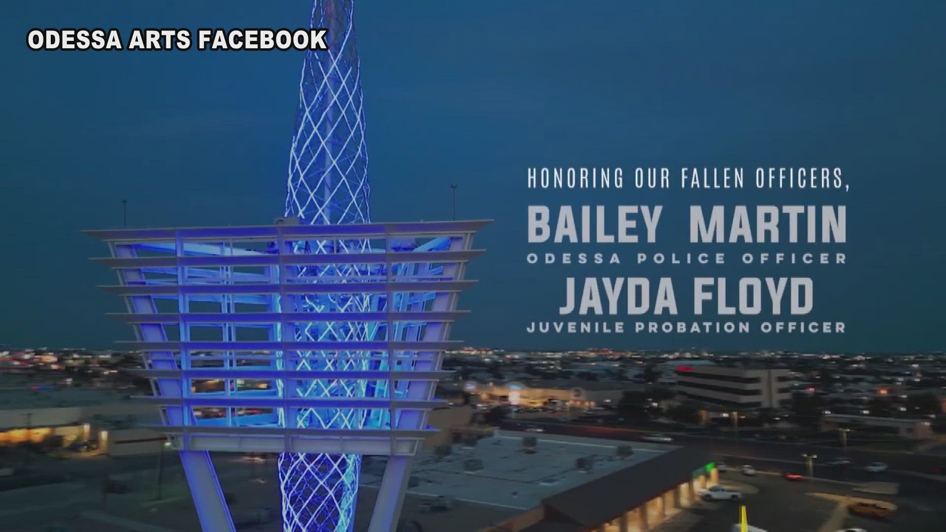 Odessa Spire honors locals lost in Texas floods | newswest9.com