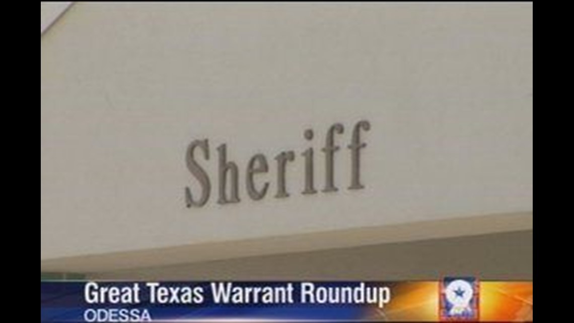 Great Texas Warrant Roundup Kicks Off in Odessa | newswest9.com