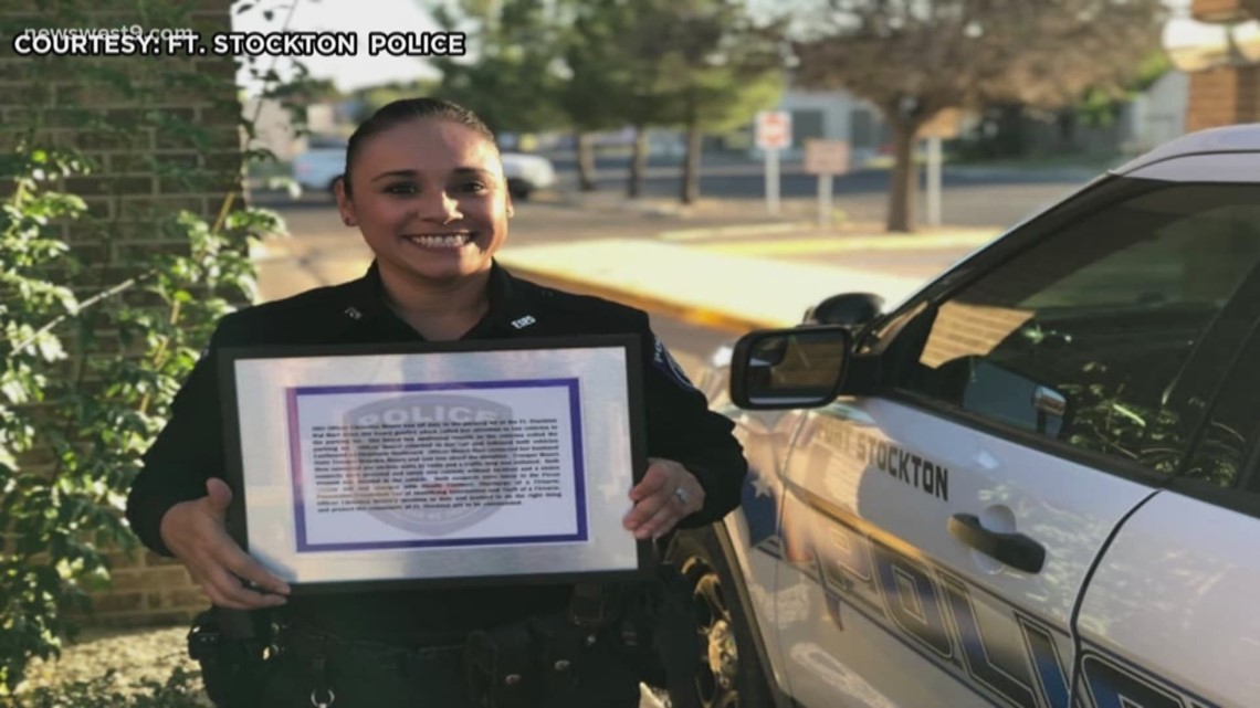 Fort Stockton officer recognized for act of bravery | newswest9.com