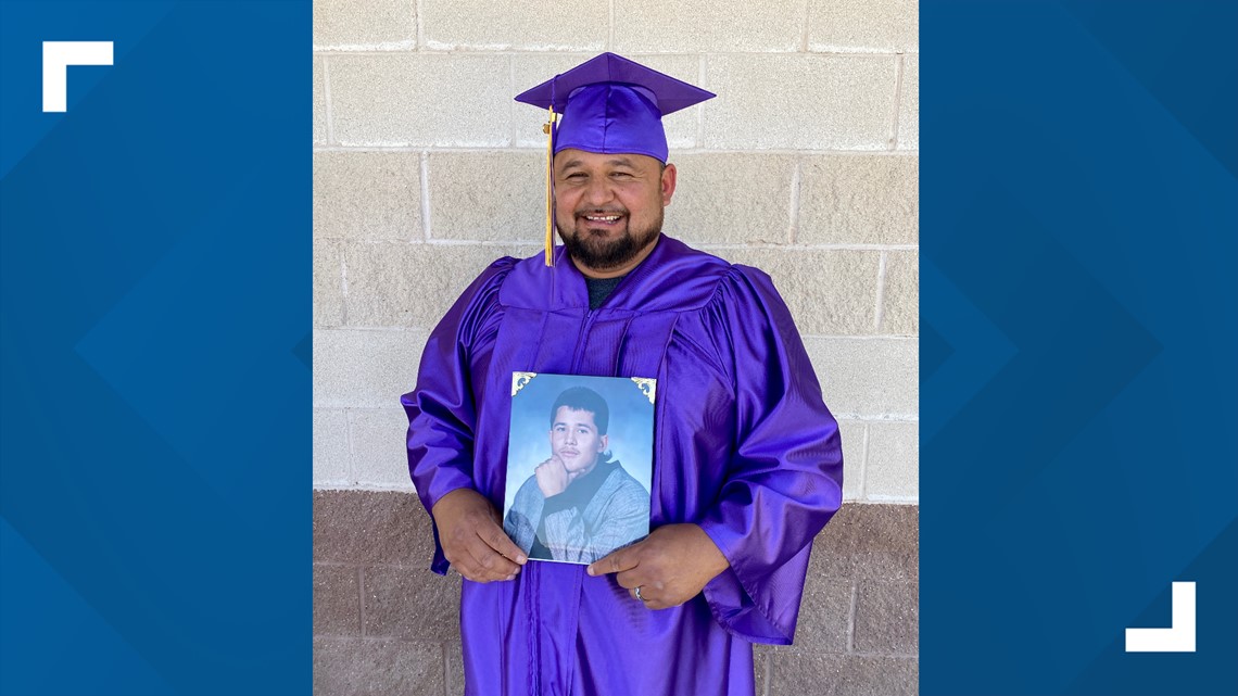 45-year-old man graduates high school in Pecos | newswest9.com