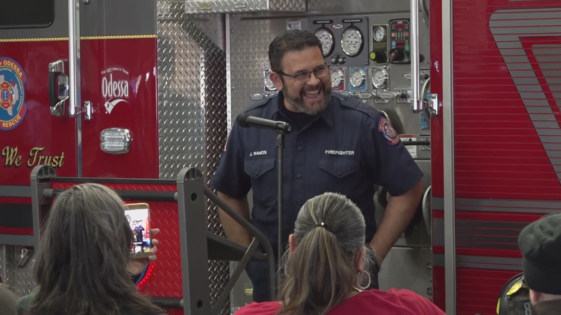 Odessa Fire Rescue firefighter retires after 25 years | newswest9.com