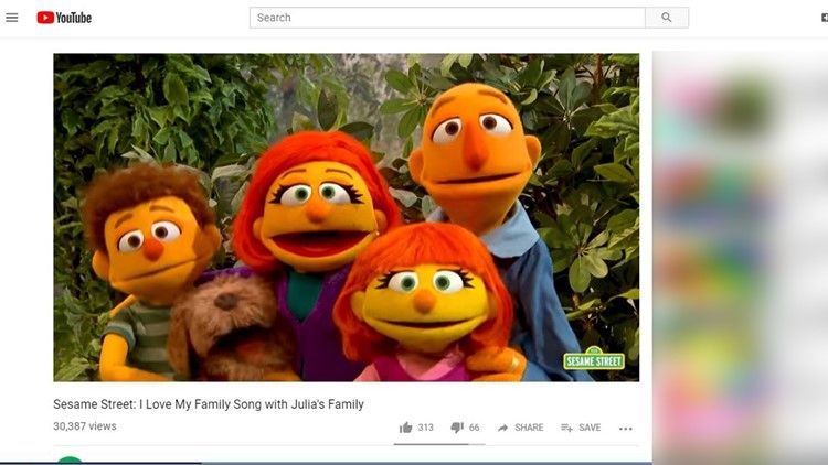 ‘Sesame Street’ introduces Julia’s family for Autism Awareness Month ...