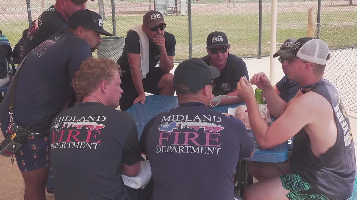 Midland Fire Department holds water safety training day | newswest9.com