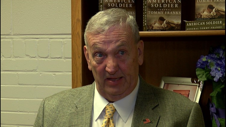 Gen. Tommy Franks speaks out about Robert E. Lee High School name ...