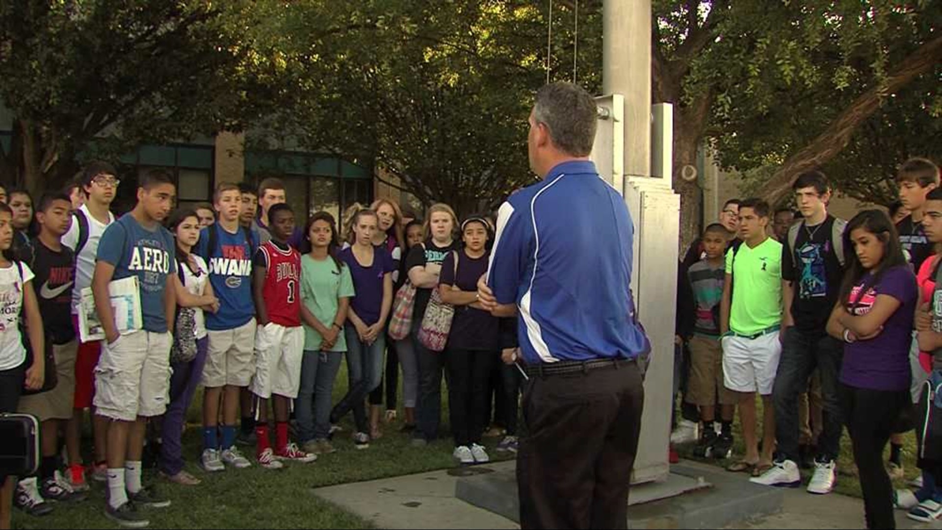 Bonham Junior High Students Remember Student Killed Last Year in Car ...