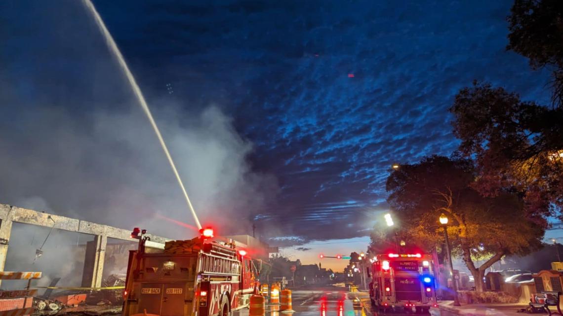 Alpine Fire Department battles downtown Alpine fire | newswest9.com