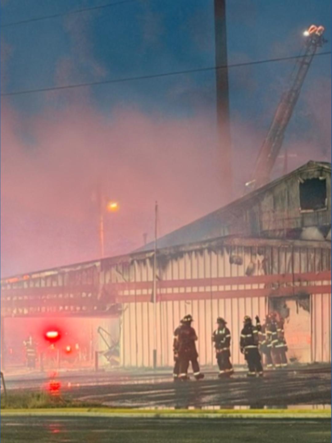 Fire originated from office with mattress inside, destroying the old ...