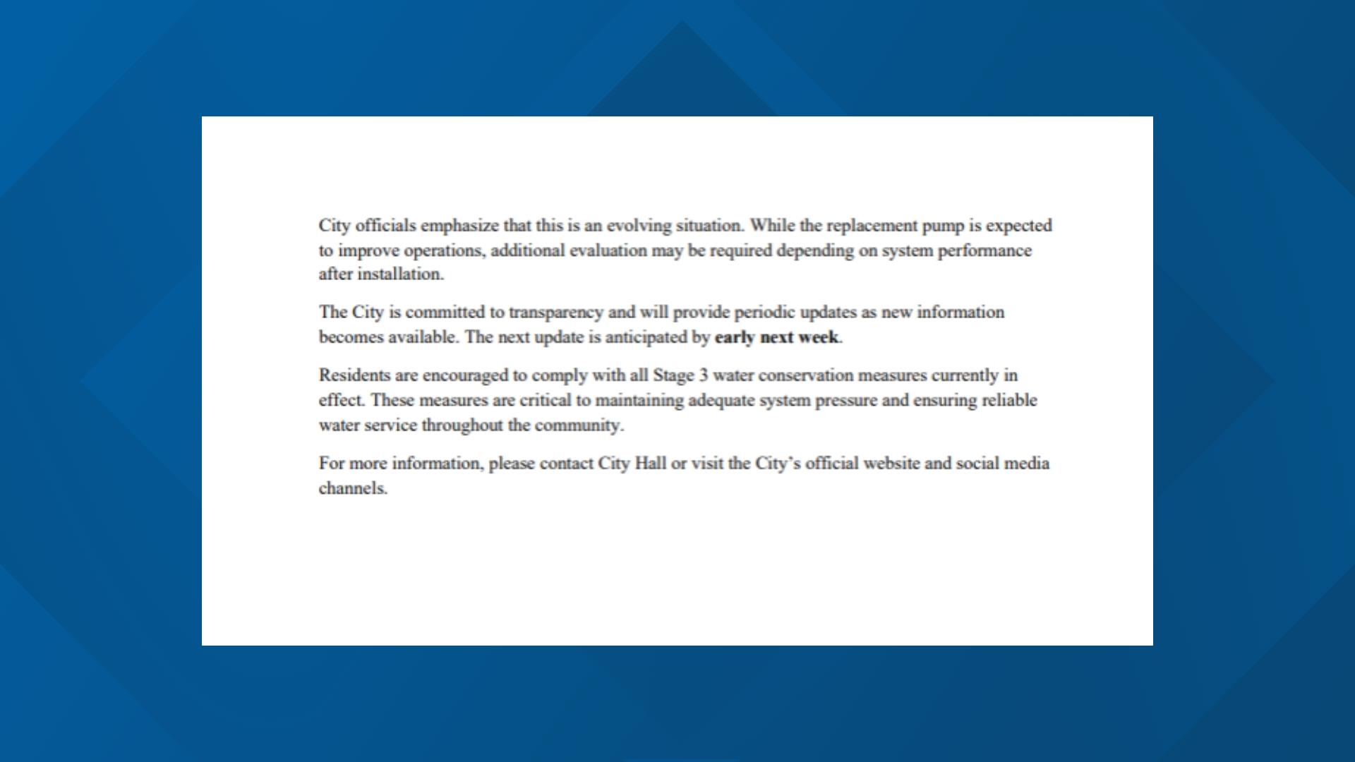 City of Alpine issues mandatory restrictions after declaring "Severe ...