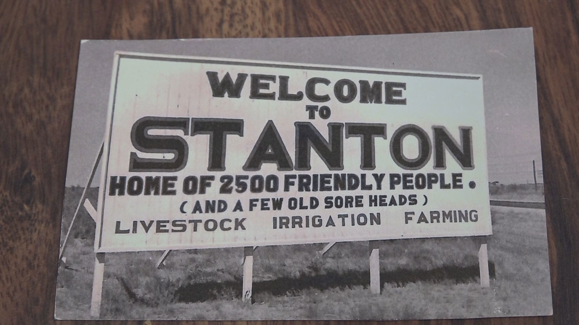 Stanton: 'Home of 3,000 Friendly People and a few old sore heads ...