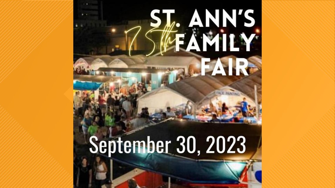 75th annual St. Ann's Fair to take place on Sept. 30 | newswest9.com