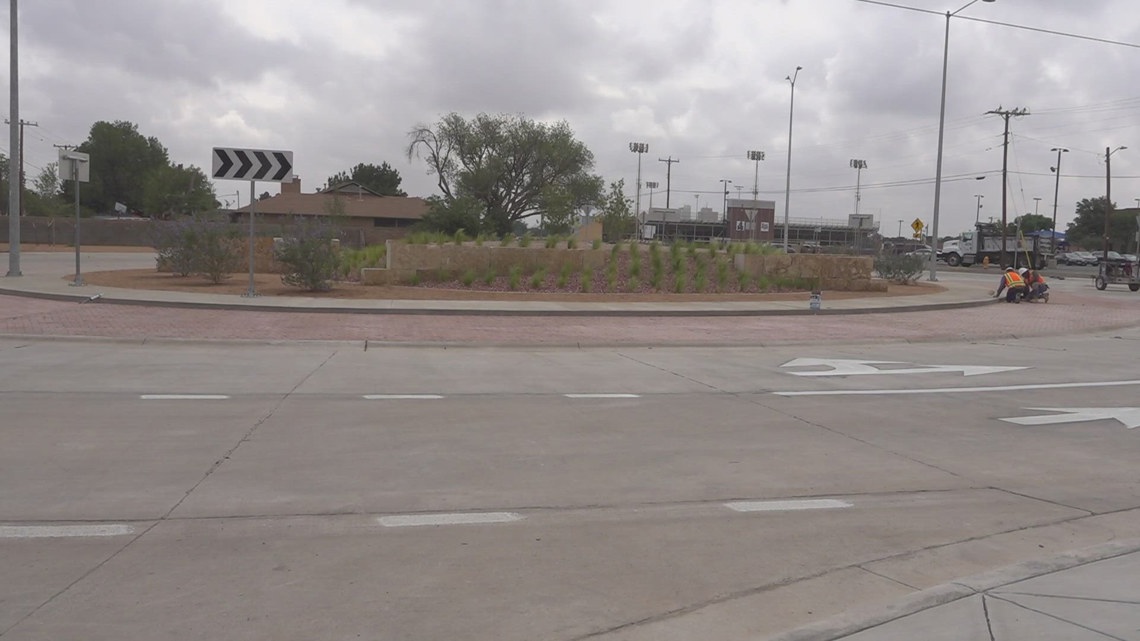 New roundabout at Garfield and Cuthbert opens | newswest9.com