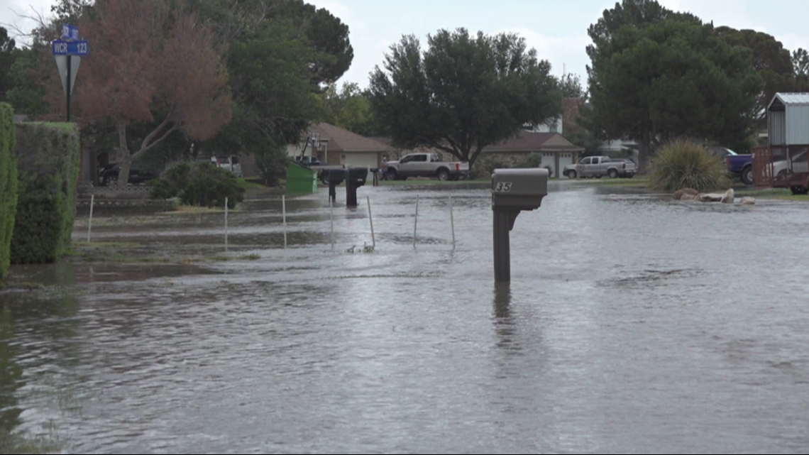 Homes in Midland under water due to severe weather | newswest9.com