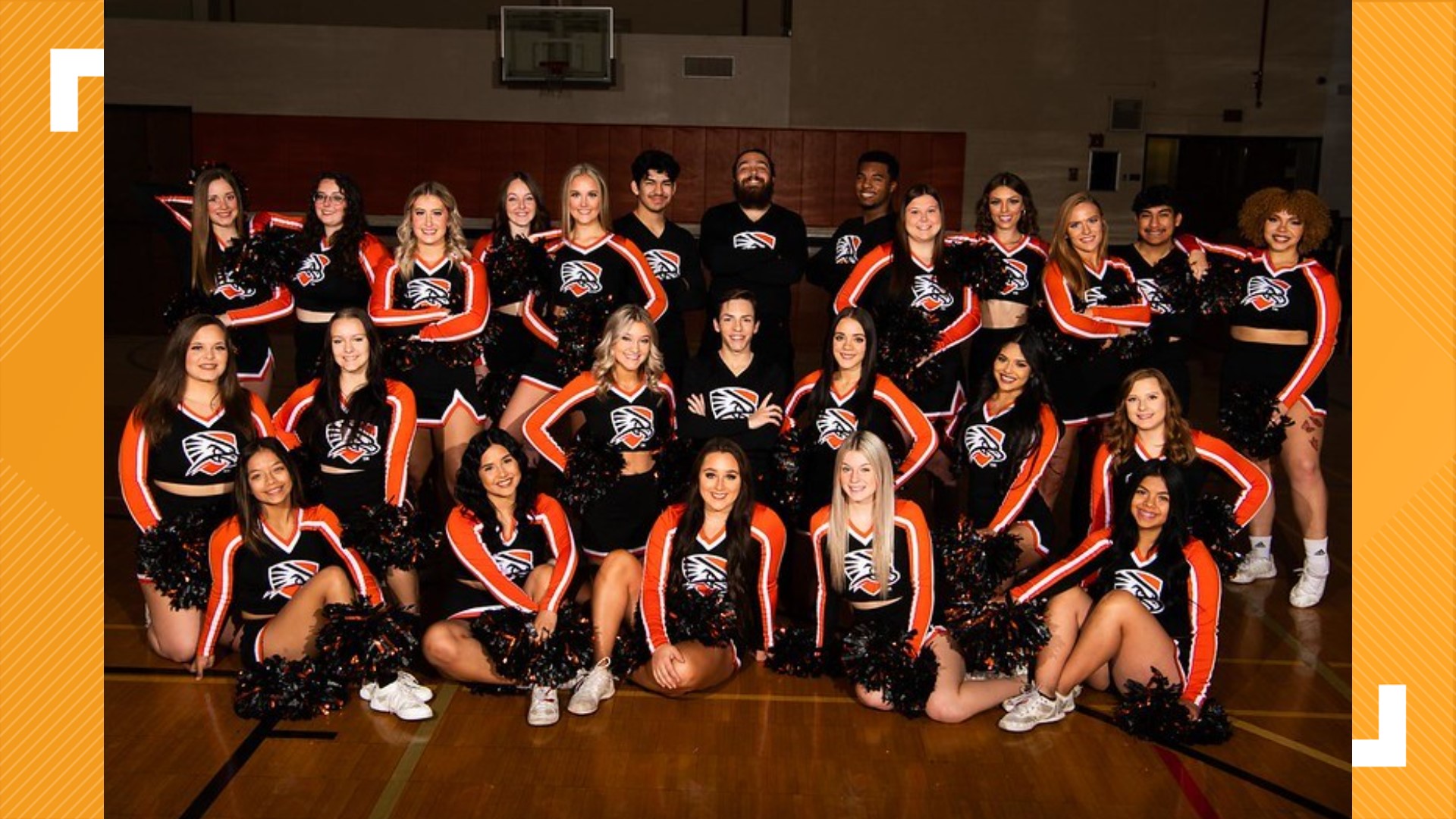 UTPB Cheer team celebrating NCA College Nationals invitation by hosting ...