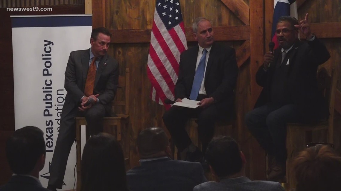 Midland Mayor Patrick Payton and Odessa Mayor Javier Joven discuss ...