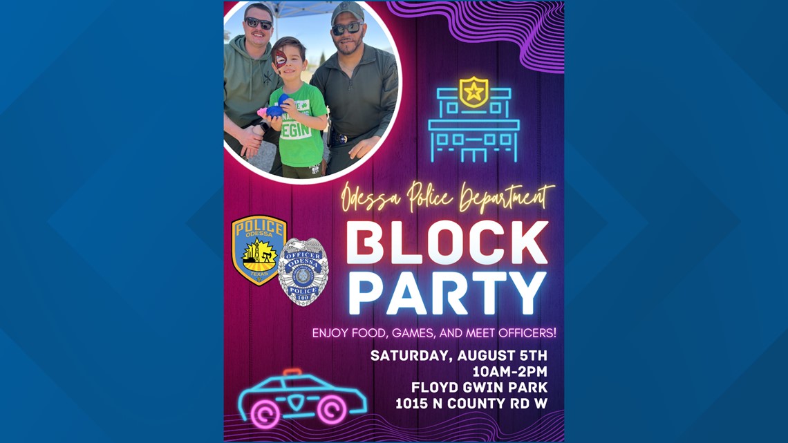 OPD to host Block Party on August 5 | newswest9.com