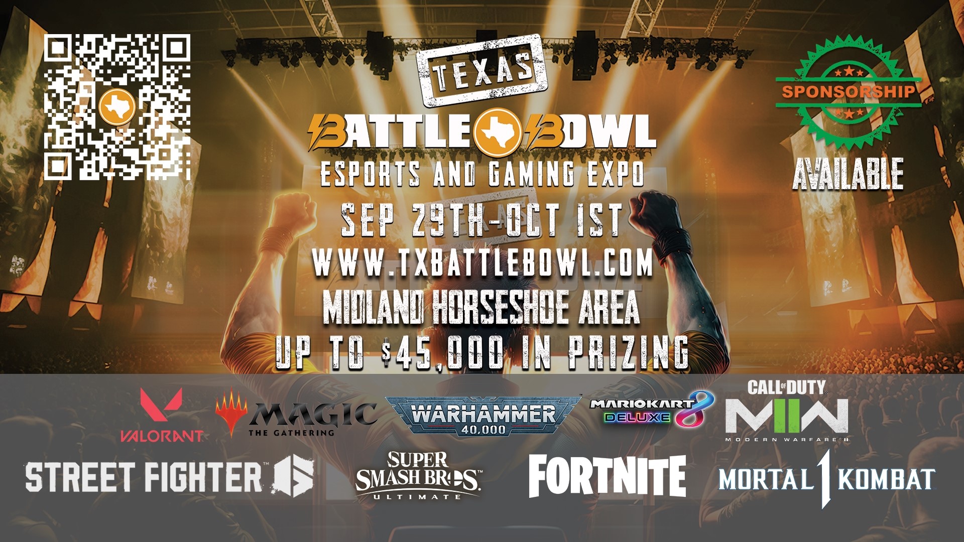 The Texas Battle Bowl eSports and Gaming Expo starts on Sept. 29 ...