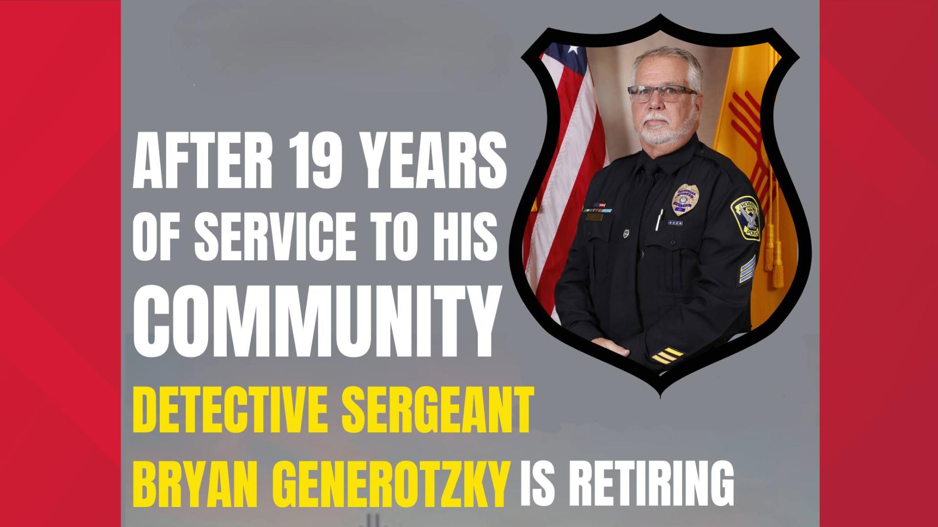 Hobbs Police Department Detective to retire after 19 years | newswest9.com