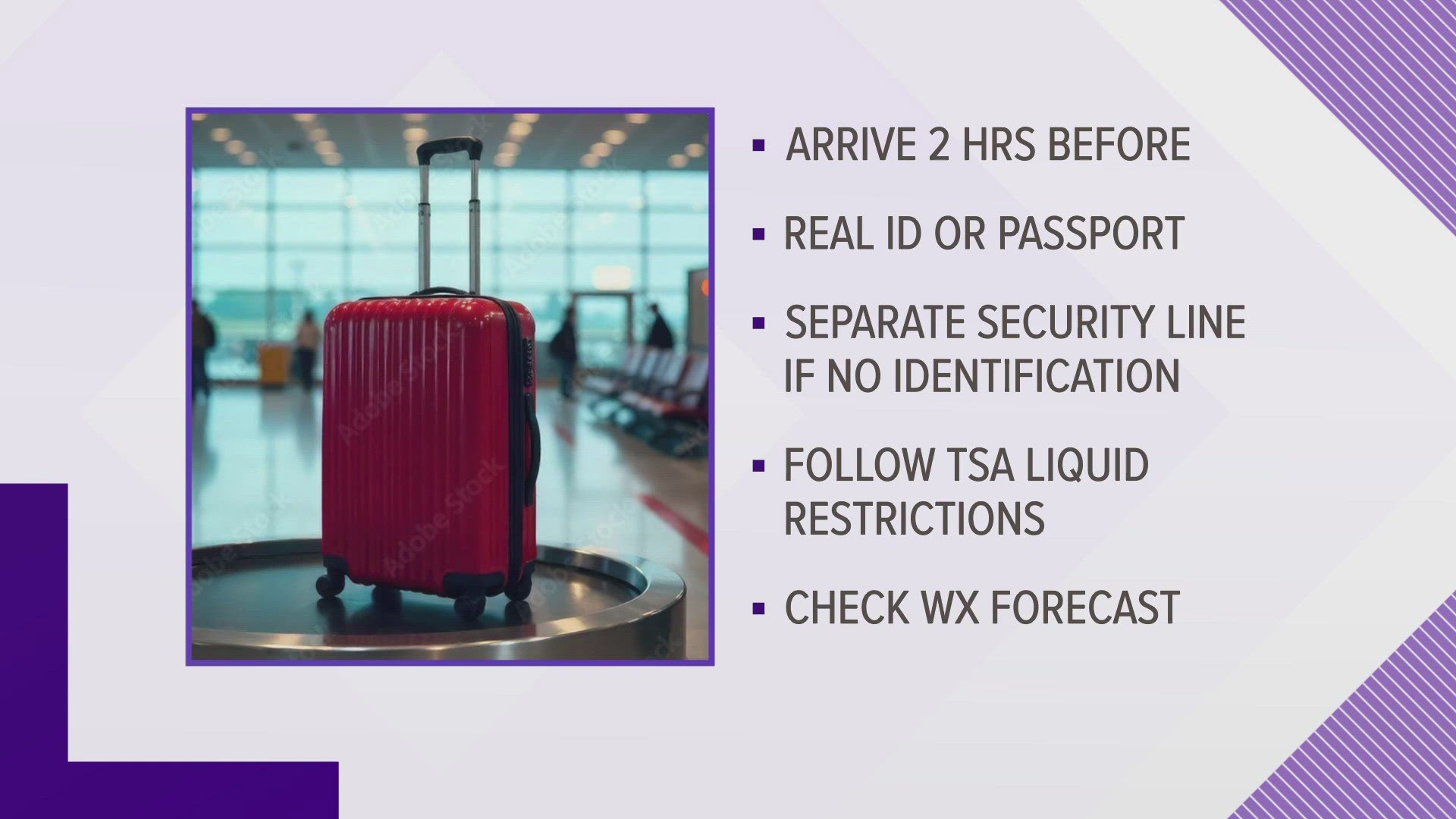 MAF officials urge travelers to prepare as holiday rush begins ...