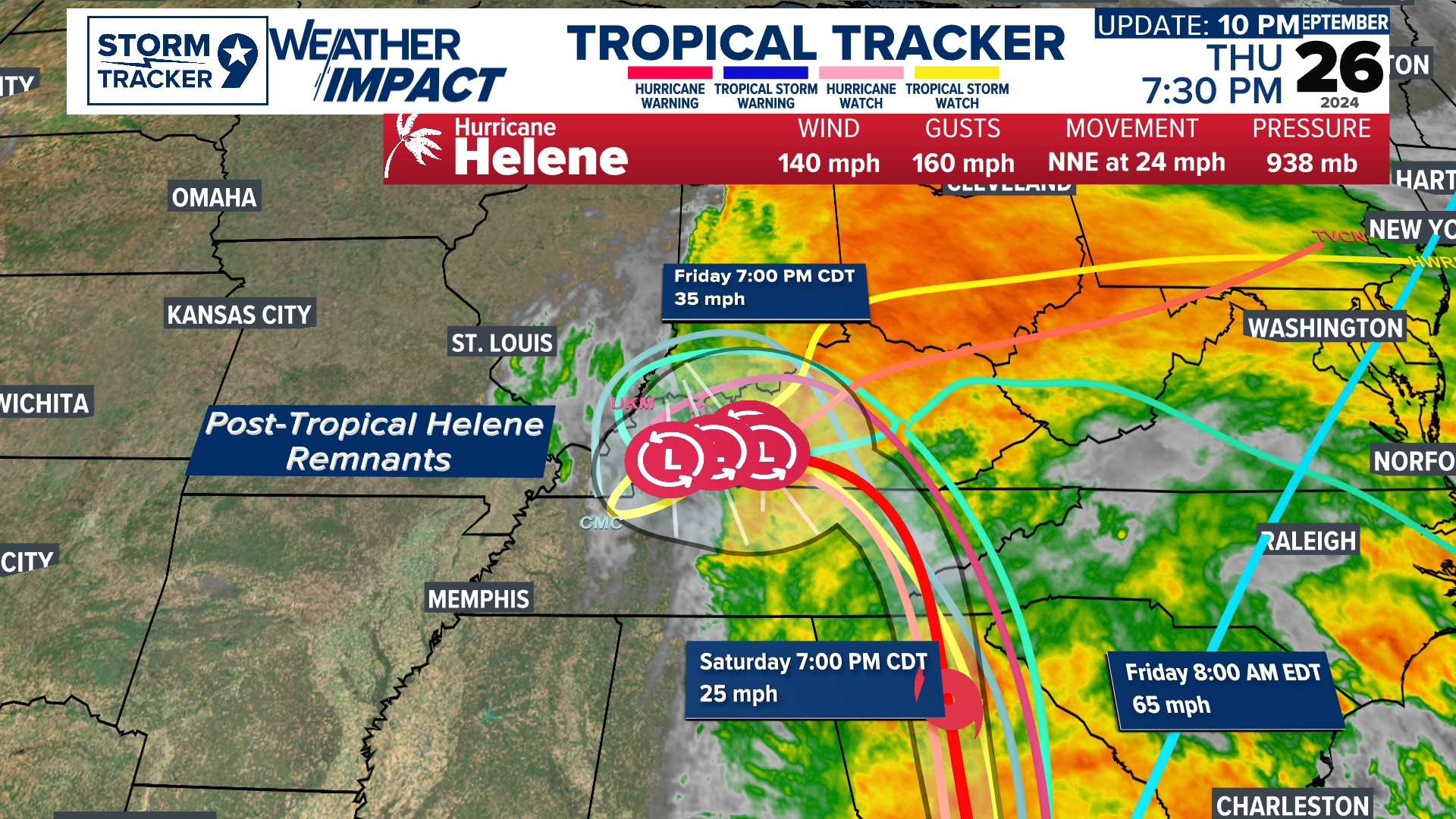 Hurricane Helene making landfall as the 9th Major Hurricane for Florida ...
