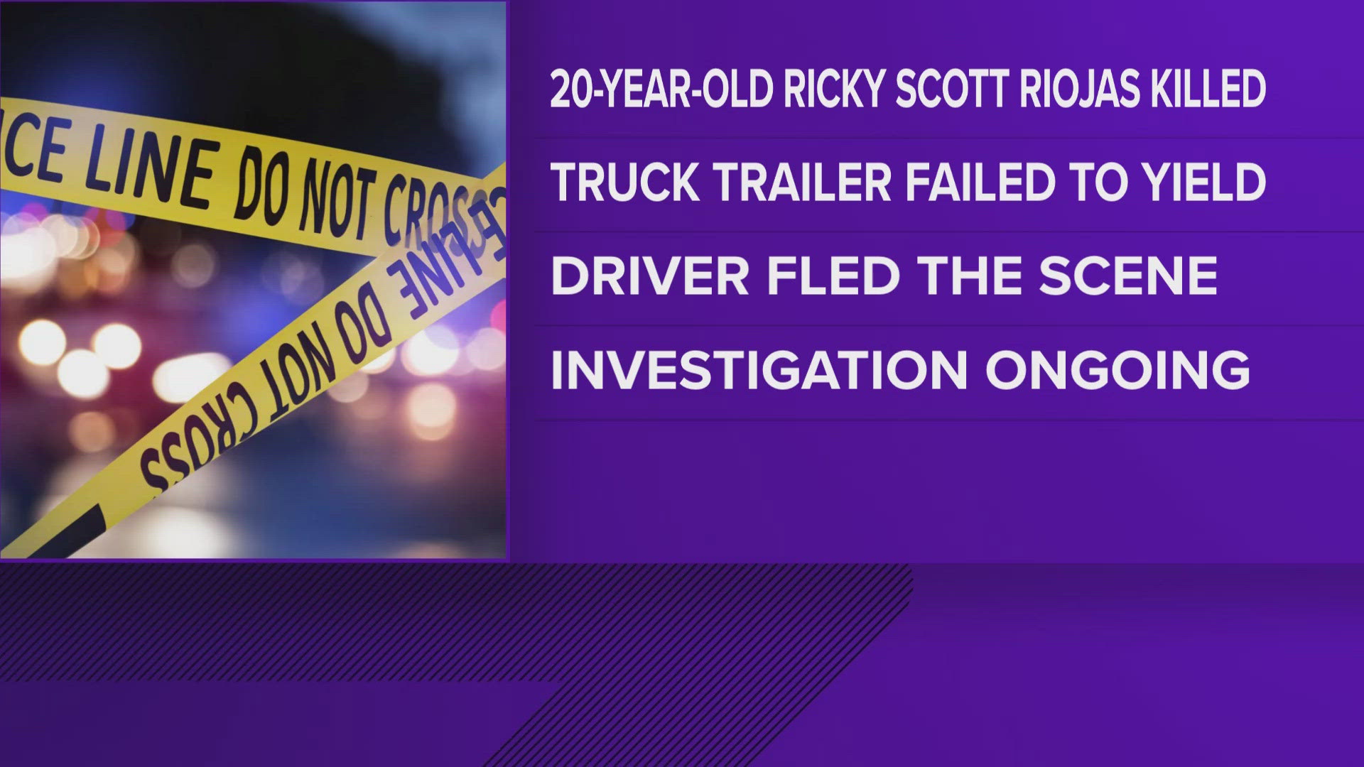 Texas DPS seeks driver in fatal Andrews County crash | newswest9.com